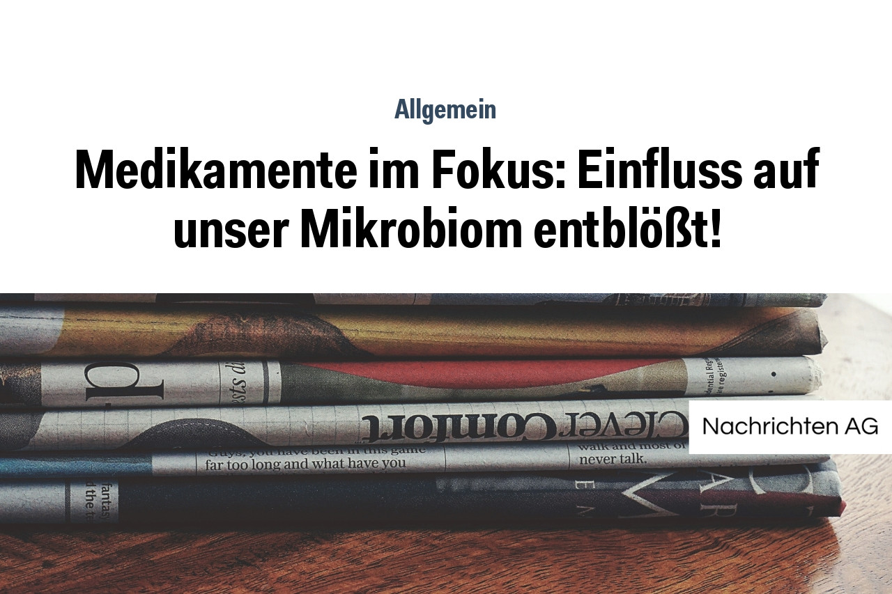 Drogas em foco: influência revelada em nosso microbioma!